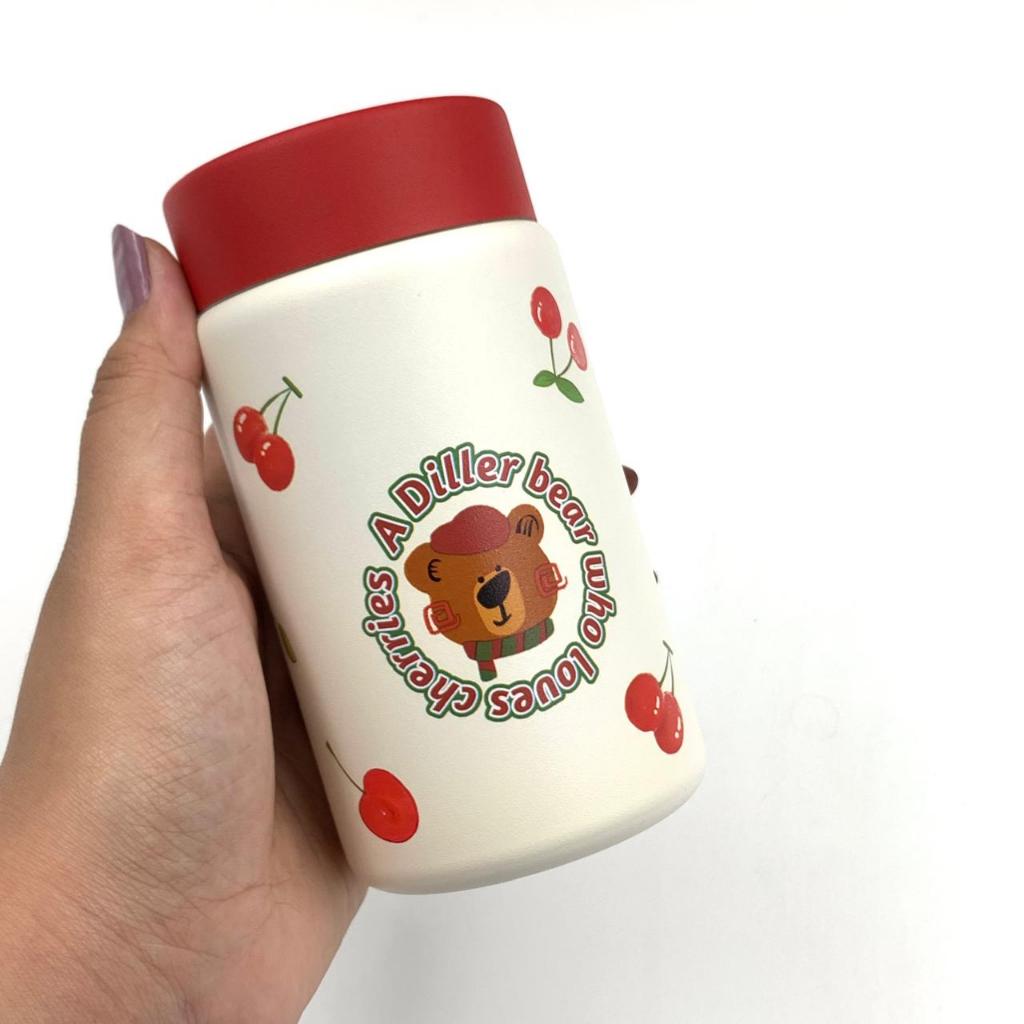 Jual Botol Minum Diller Bear tumbler stainless steel tahan panas dingin ...