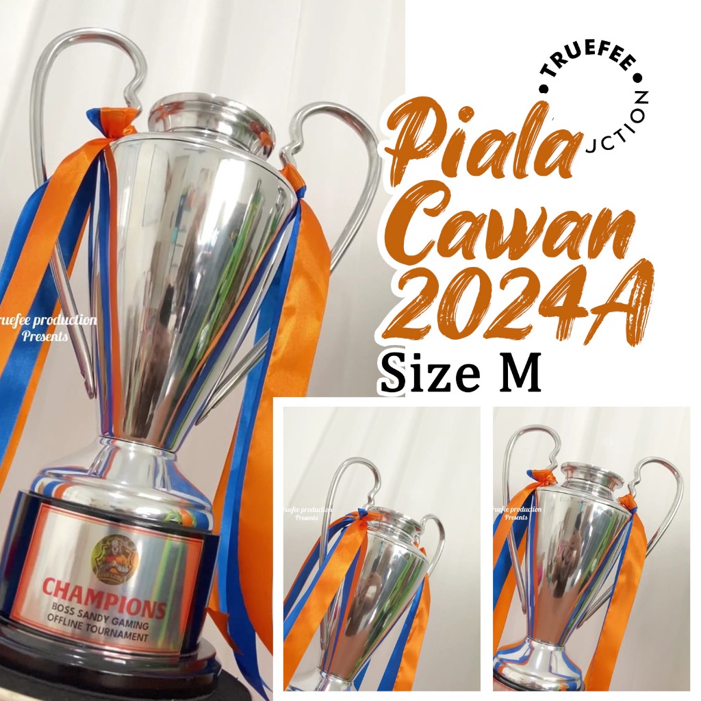 Jual PIALA ALUMUNIUM CAWAN 2024-A SIZE M CHAMPIONS CUP TROPHY TROPI ...