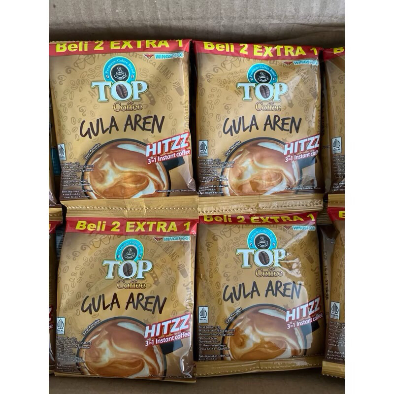 Jual Top Gula Aren Hitz 3in1 isi 15 sachet x 22gram | Shopee Indonesia
