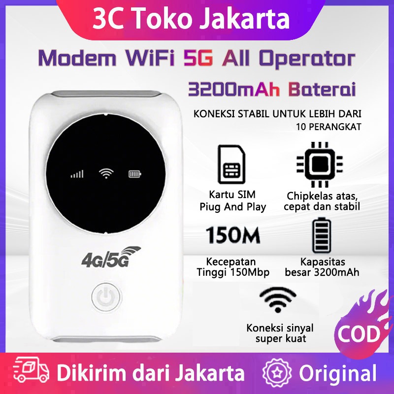 Jual H808s 4G 5G Modem Router Unlocked Hotspot WiFi Portabel Mendukung ...