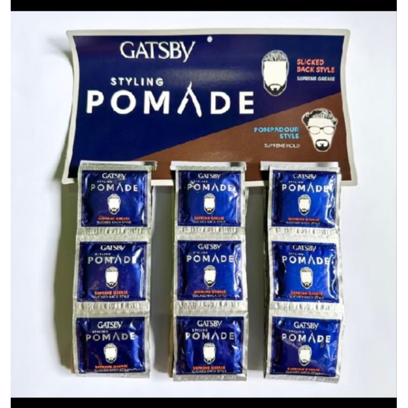 Jual Gasby Pomade sachet isi 36 pcs | Shopee Indonesia