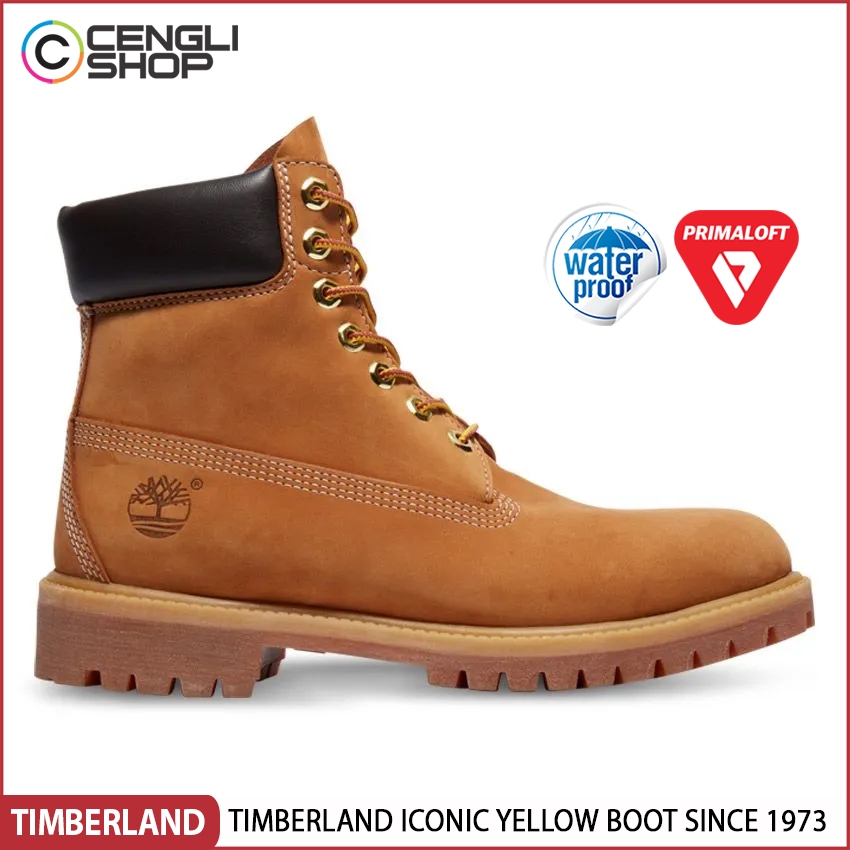 Jual SEPATU BOOT TIMBERLAND PRIA ORIGINAL 6 INCH YELLOW BOOTS ICON ...