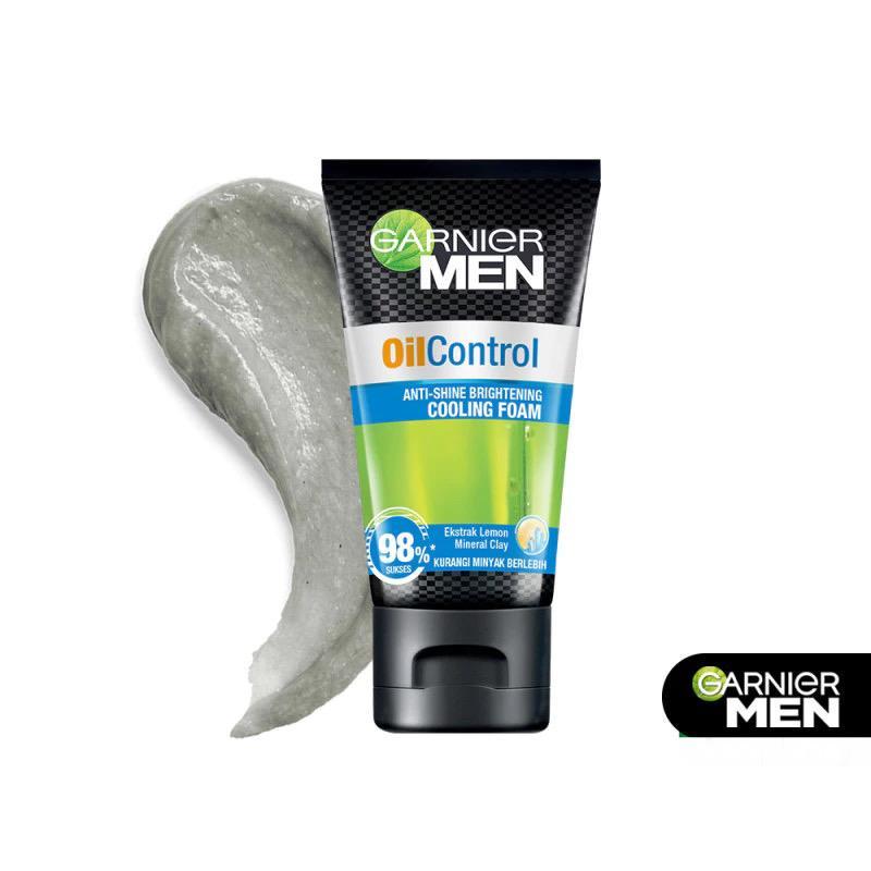Jual Garnier Men Turbo Control Anti Shine Brightening Cooling Foam ...