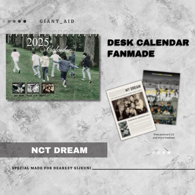 Jual NCT DREAM 2025 DESK CALENDAR | Shopee Indonesia