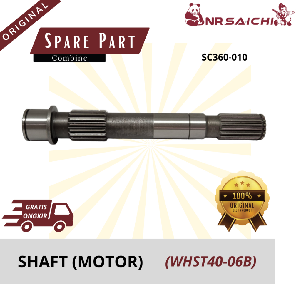Jual SHAFT MOTOR WHST40-06B Combine Harvester MAXXI BIMO | nrsaichi ...