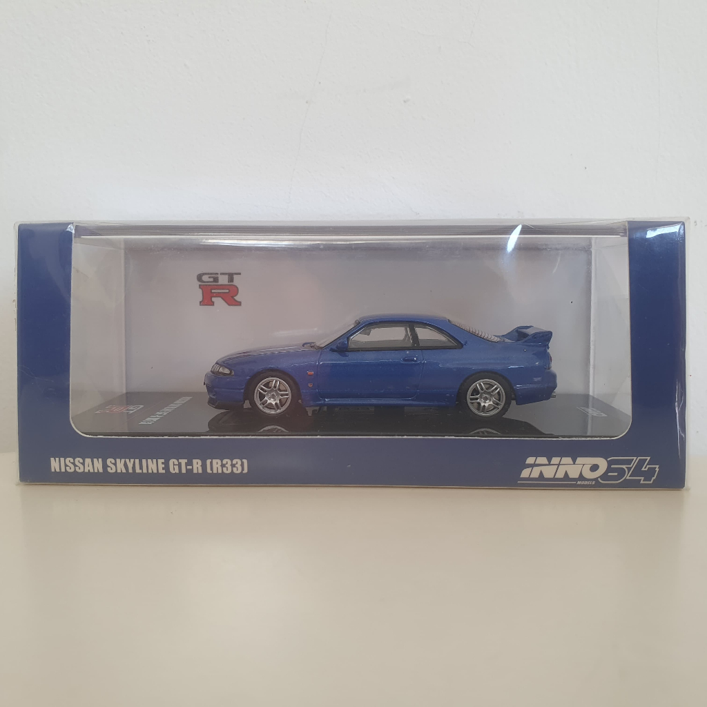 Jual Inno64 Nissan Skyline GT-R R33 1/64 (Bayside Blue, Biru, R-33 R 33 ...