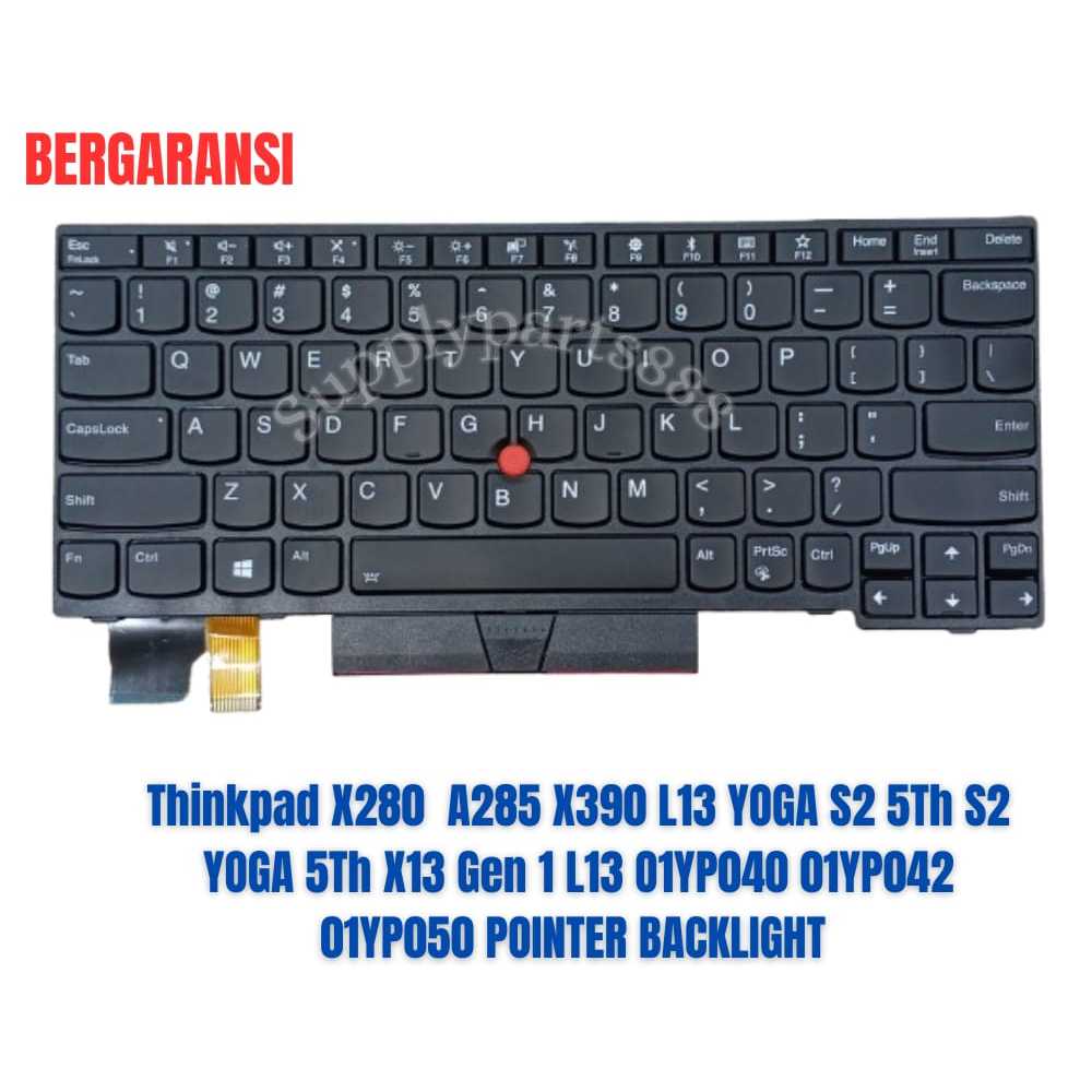 Jual LENOVO KEYBOARD ThinkPad X280 A285 X390 X395 L13 Yoga S2 5th S2 ...