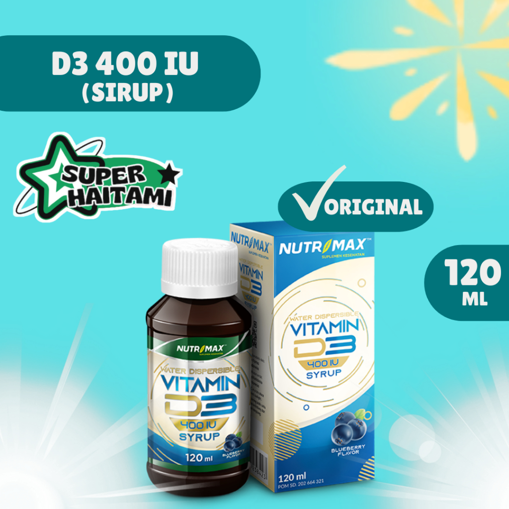 Jual Nutrimax Vitamin Vit D3 Anak Ibu Hamil 400 IU Sirup Kesehatan ...