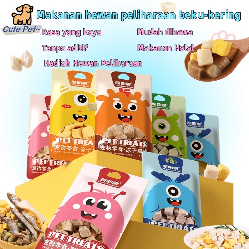 Jual Freeze Dried Chicken Cubes- Snack Dada Ayam dan Kuning Telur ...