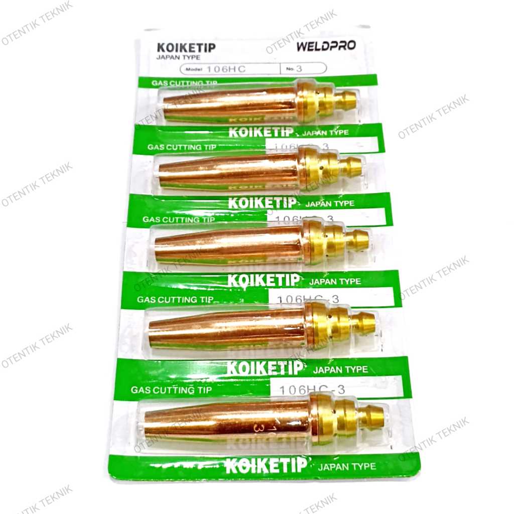 Jual KOIKE LPG CUTTING NOZZLE SIZE 3 - PROPANE CUTTING TIP 106 HC ...