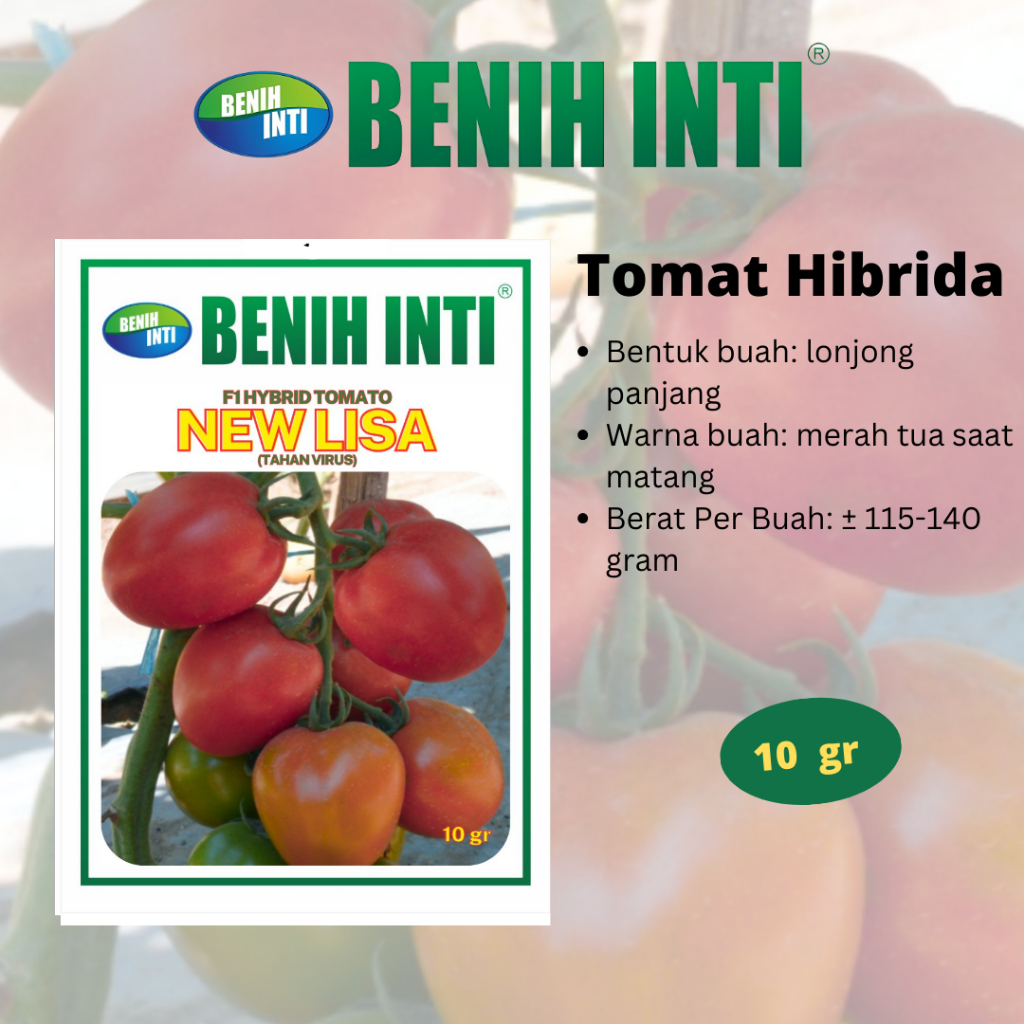 Jual Benih Inti Benih Tomat Hibrida New Lisa | Shopee Indonesia