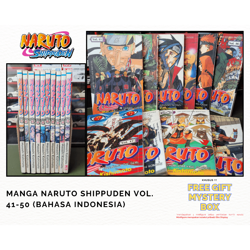 Jual (Bahasa Indonesia) Komik/Manga Naruto Shippuden, VOL. 41-50 | Shopee Indonesia