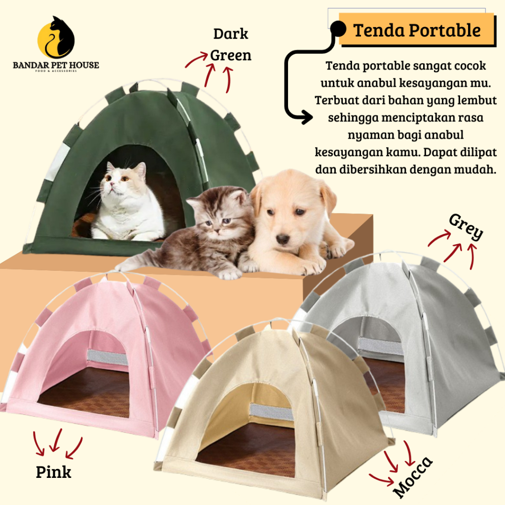 Jual kandang kucing tenda kemah kucing tenda kandang kucing kandang ...