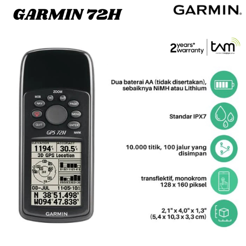 Jual GPS Garmin 72H bekas rasa baru berbahasa indonesia | Shopee Indonesia