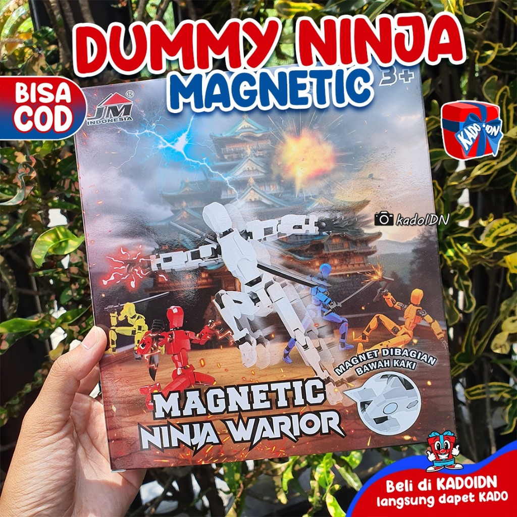 Jual Mainan Robot Dummy Ninja Magnetic | Shopee Indonesia