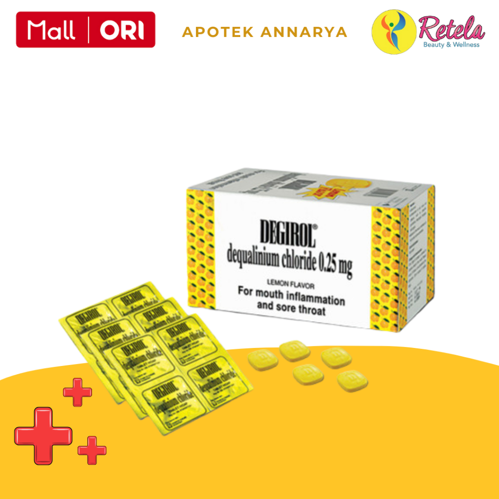 Jual DEGIROL LOZENGES 1 STRIP 10 TABLET | Shopee Indonesia