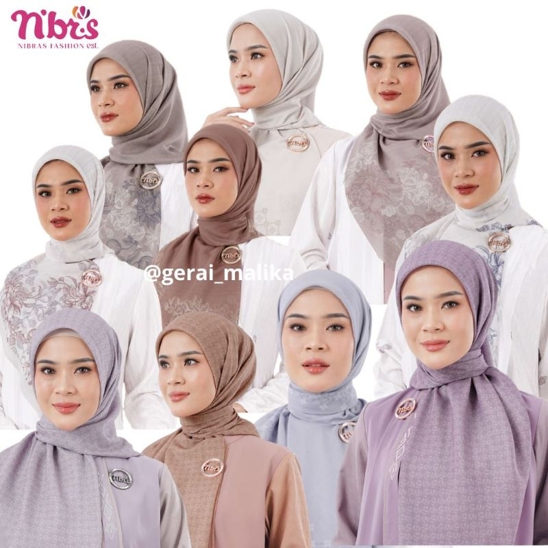 Jual RAYA SCRAVS LUNA/KIARA/TERRA/hijab raya segiempat/nibras hijab raya/hijab instan/couple ...