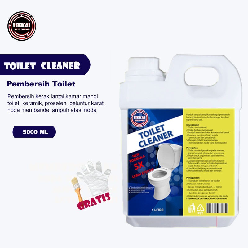 Jual Isekai Toilet Cleaner Pembersih Serbaguna Kerak Toilet Kloset Keramik stainless shower ...