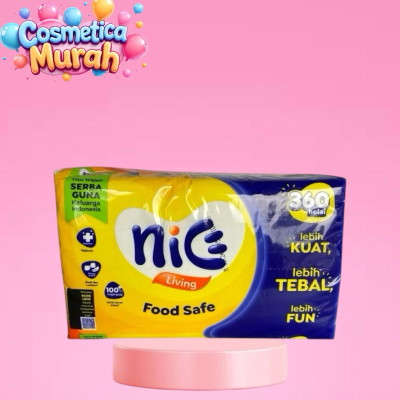 Jual k,px] NICE living food save 360 helai - tisu wajah serba guna ...