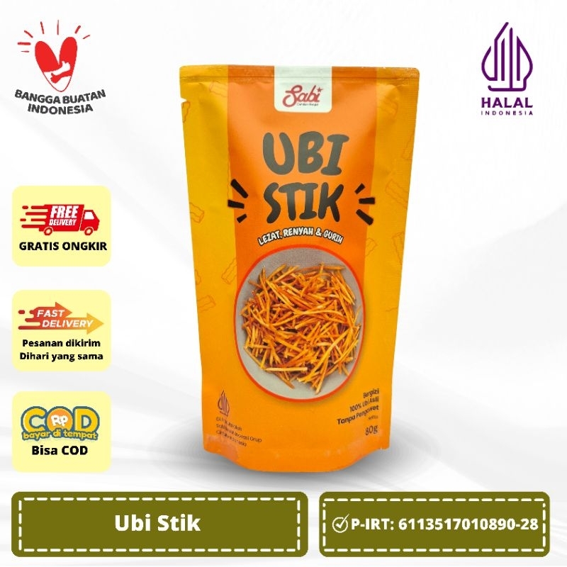 Jual Stik Ubi Makanan Ringan dan Sehat Terbuat Dari Ubi Cilembu Asli ...