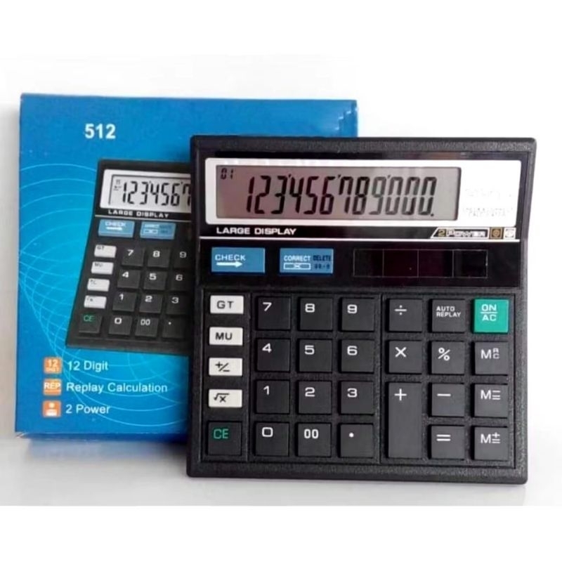 Jual Kalkulator CT-512 12 Digit -Kalkulator Check / Kakulator Dagang Besar / Calculator CT 512 ...