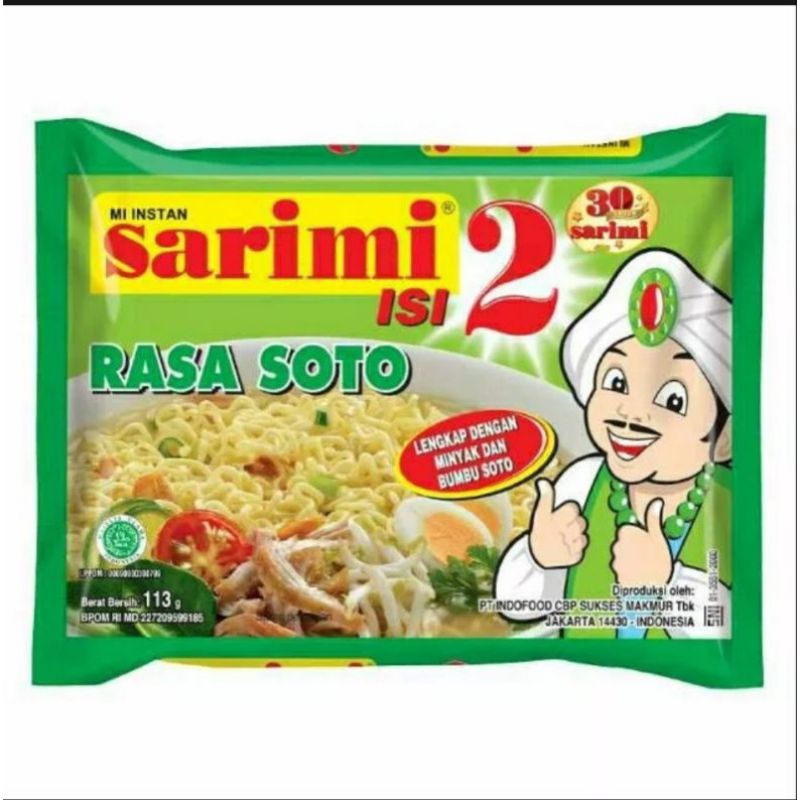 Jual SARIMI ISI 2 ALL VARIAN GORENG &KUAH 1 DUS ISI 24 & 40 PCS (SARIMI ...