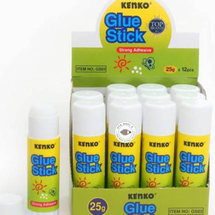Jual Lem Glue Stick Kenko 25gr / Lem Stick / 1 Box [ Isi 12 Pcs ...