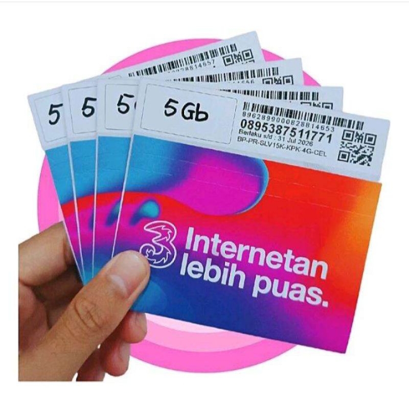 Jual SIM card Three fresh 12 digit acak | Shopee Indonesia