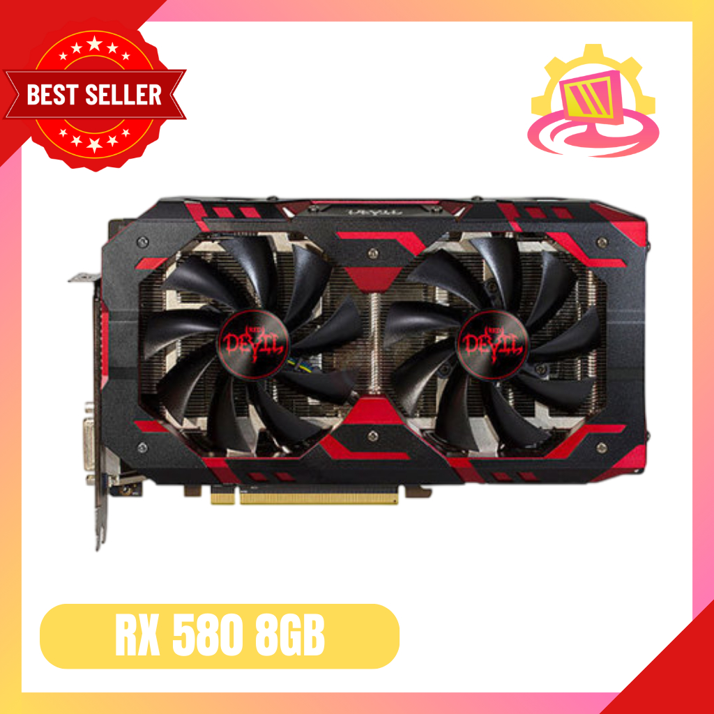 Jual PowerColor Red devil Rx 580 8gb | Shopee Indonesia