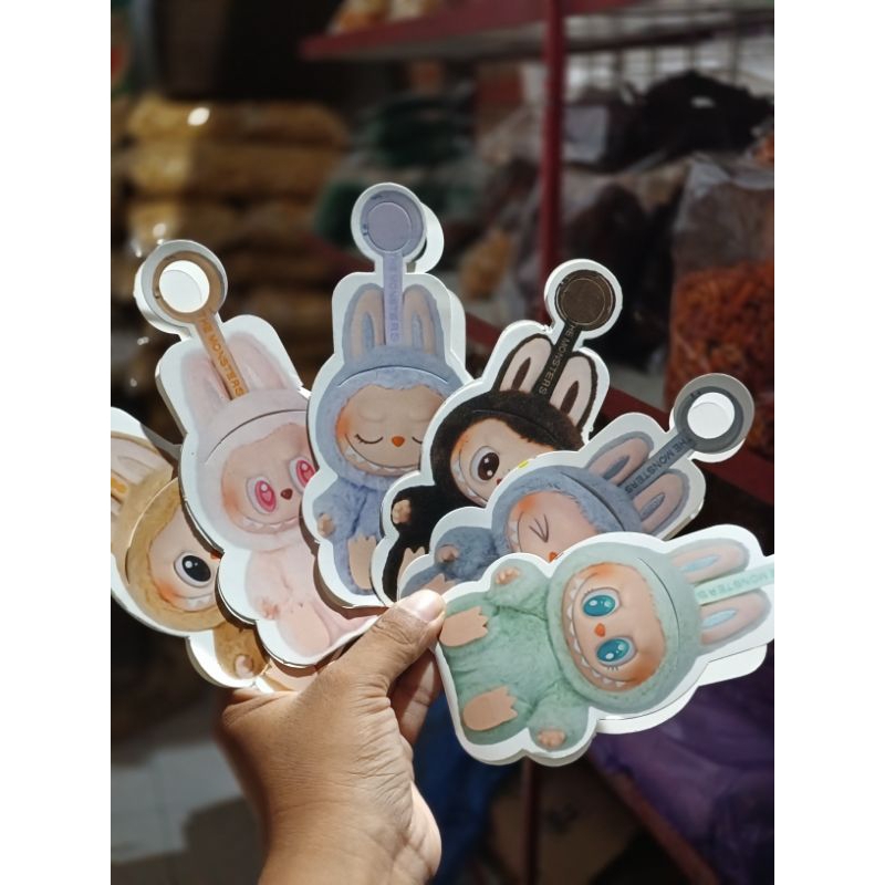 Jual 6 PCS siap pakai -Amplop lebaran labubu 3D lengkap 6 motif viral ...