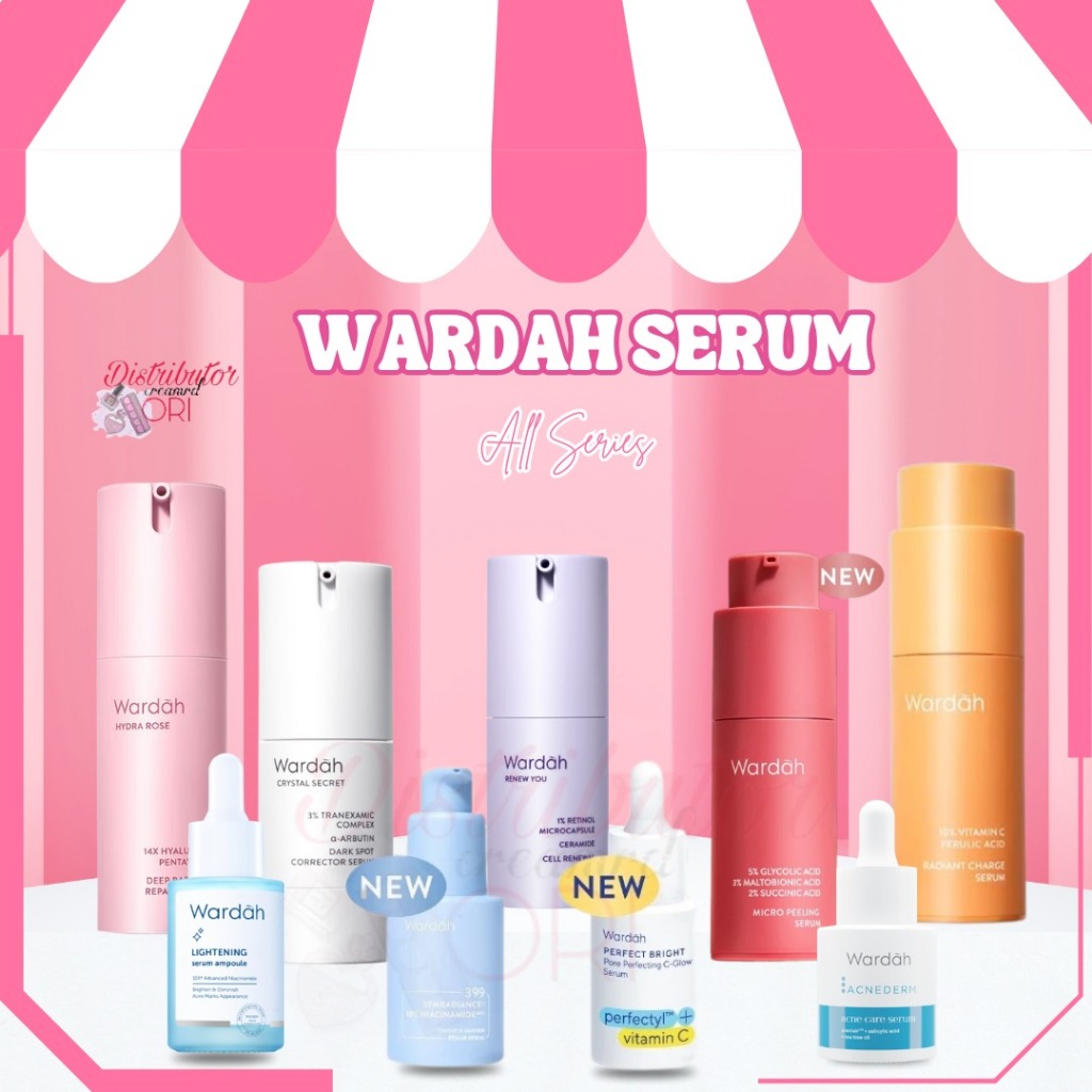Jual WARDAH Serum Series || Lightening 5% Niacinamide Serum Ampoule ...