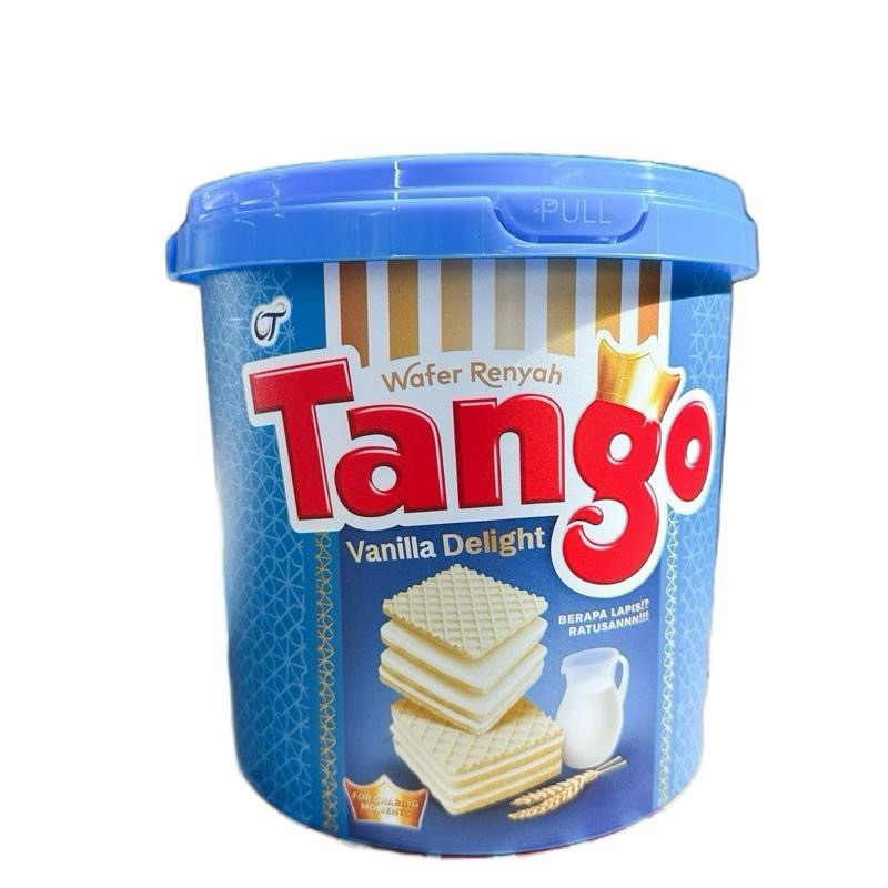Jual TANGO WAFER VANILLA DELIGHT JAR 1 TOPLES / 1 KARTON BISA Cemilan ...
