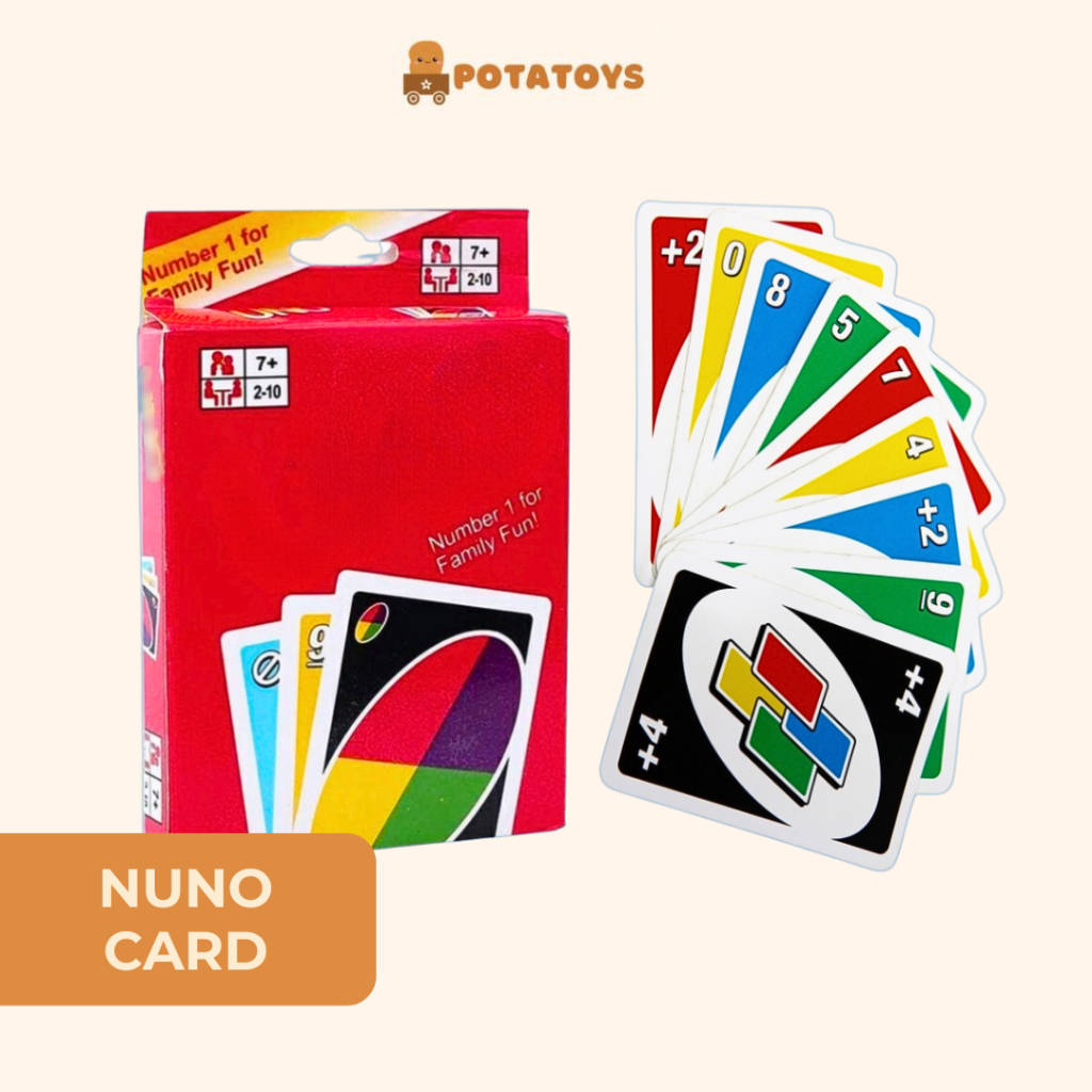 Jual [ POTATOYS ] Mainan Kartu Permainan Keluarga Viral Nuno Card - Isi ...