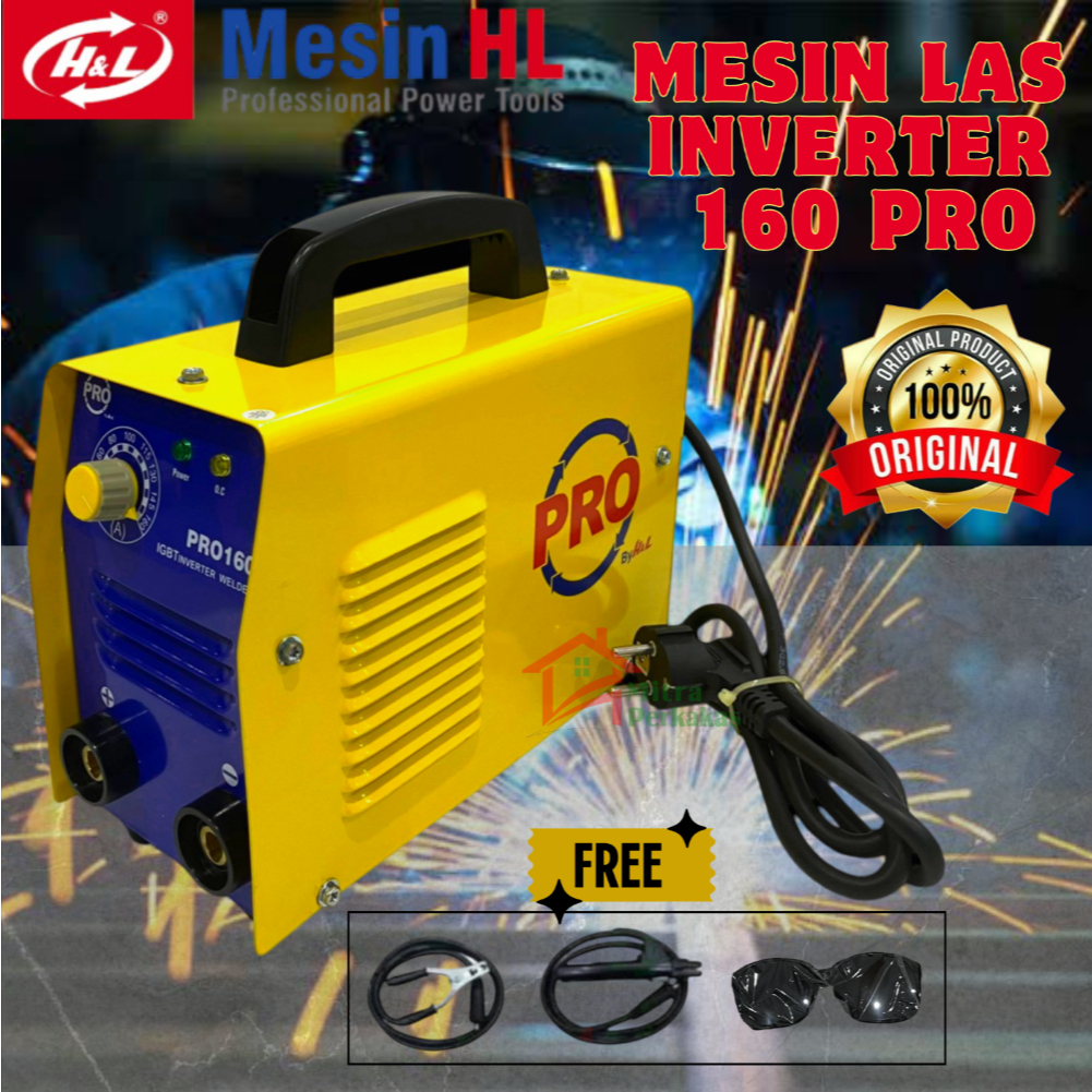 Jual Mesin Las Listrik 160A H&L Pro / Trafo Las Inverter HL Mesin ...