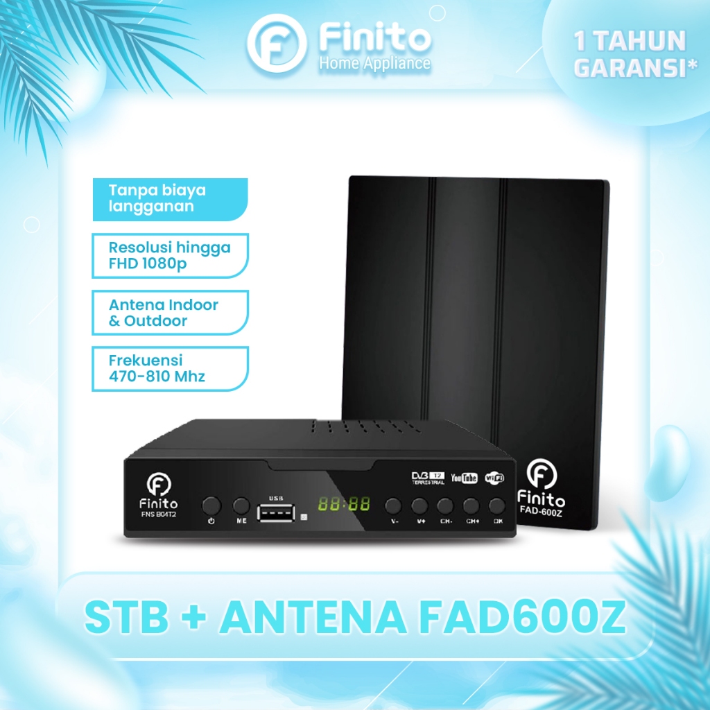 Jual [BUNDLE] FINITO STB Set Top Box + Antena Digital Finito FAD-600Z ...