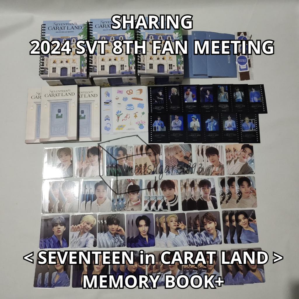 Jual [ READY STOCK NEW OFFICIAL ] SHARING SATUAN 2024 SVT 8TH FAN MEETING MEMORY BOOK+ ...