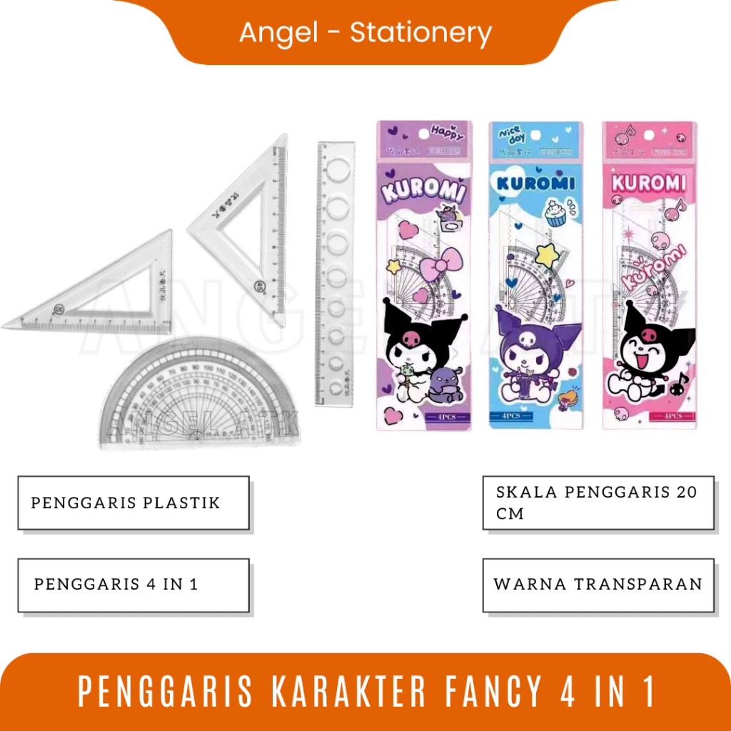 Jual Penggaris Fancy Karakter / Penggaris Plastik / Penggaris Motif ...