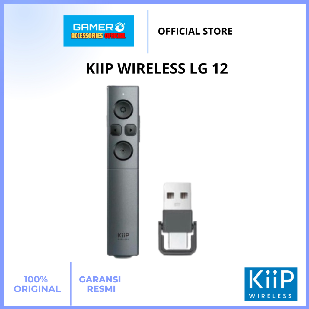 Jual KiiP Wireless LG12 Smart Laser Pointer 2-In-1 Type-C and USB ...