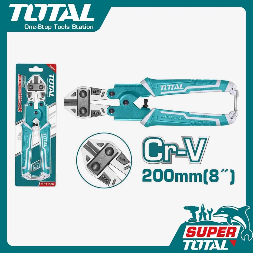 Jual TOTAL Gunting Baja Mini 8" Mini Bolt Cutter / Tang Pemotong Baut ...