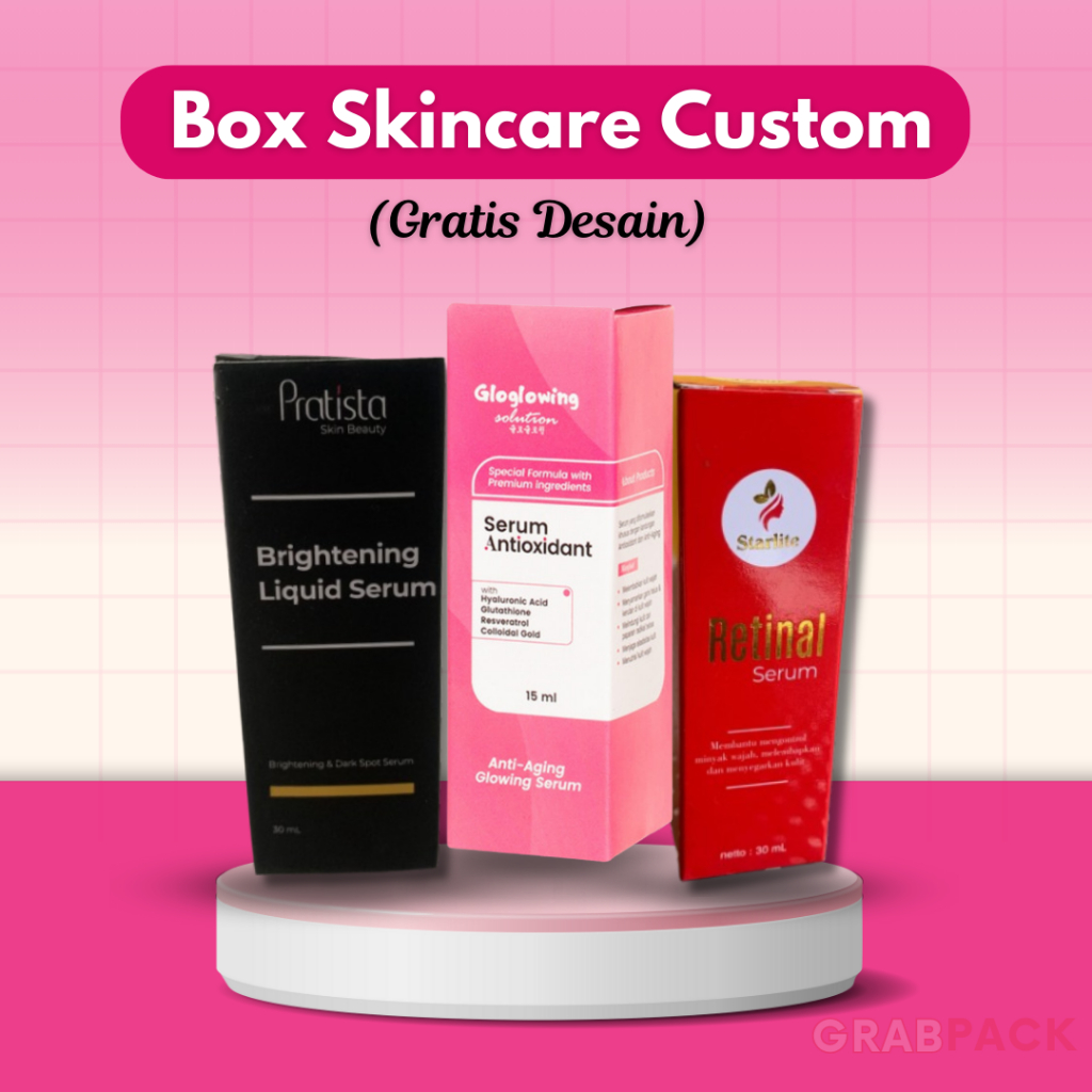 Jual SoftBox Custom jakarta premium Cetak Packaging aesthetic Skincare ...