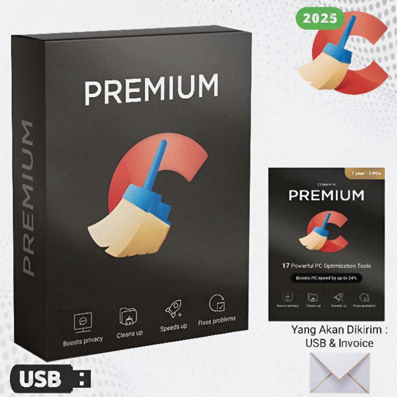 Jual CCleaner Premium Pro Original 2025 2PC/Mac (Lifetime) | Shopee ...