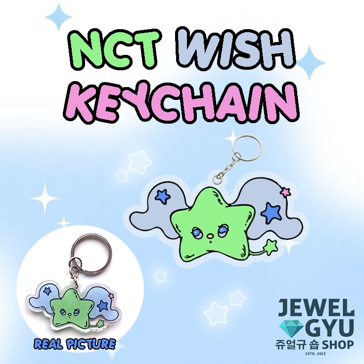 Jual NCT Wish Keychain / Gantungan kunci NCT Sion Riku Yushi Jaehee Ryo ...