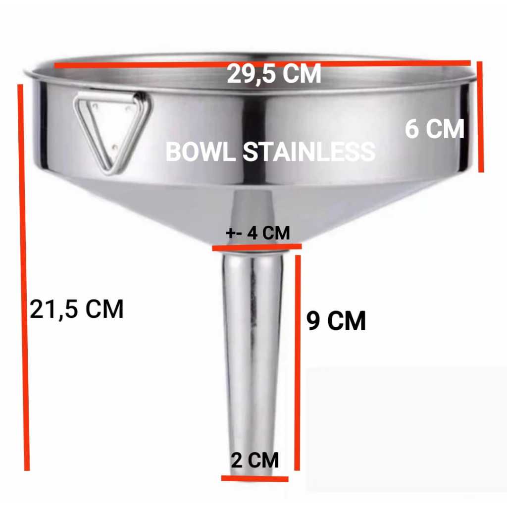 Jual PROMO CORONG MINYAK OLI BENSIN STAINLESS BESAR 30 CM | Shopee ...