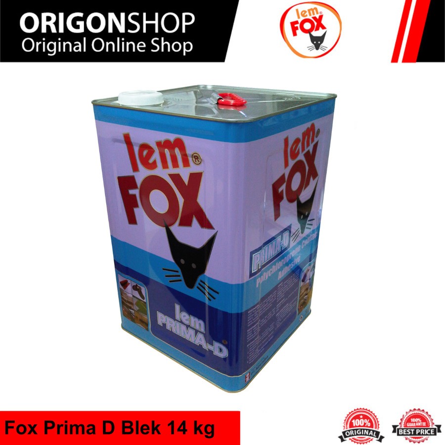Jual Lem Fox Prima D Blek 14 kg | Shopee Indonesia