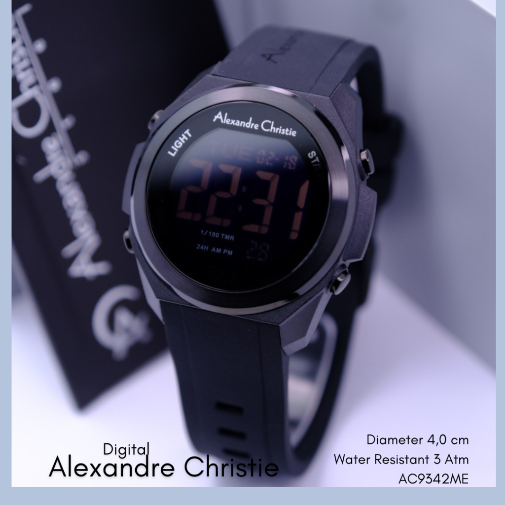 Jual NEW Alexander Christie ORIGINAL jam tangan pria digital garansi 1 ...