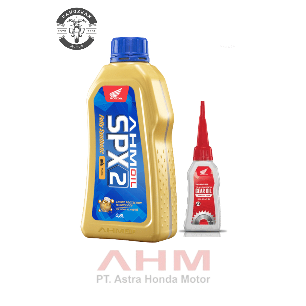 Jual Special Package Oli Motor Matic AHM Oil SPX 2 0.8L + AHM GEAR 120 ...