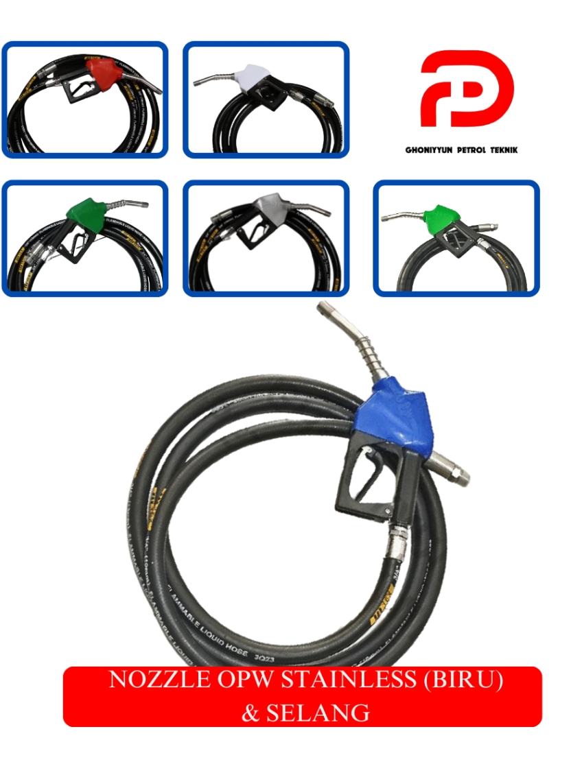 Jual Nozzle OPW stainless steel (SPOUT KUNINGAN DAN STAINLESS) + Selang ...