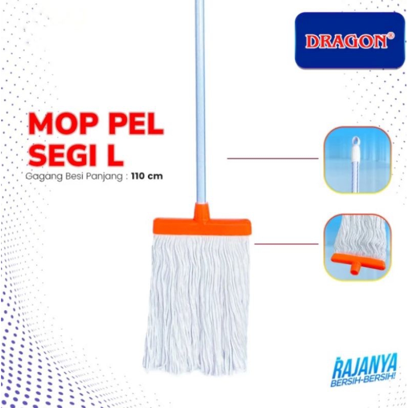 Jual Lap Pel Lantai Mop Lantai DRAGON segi L | Shopee Indonesia