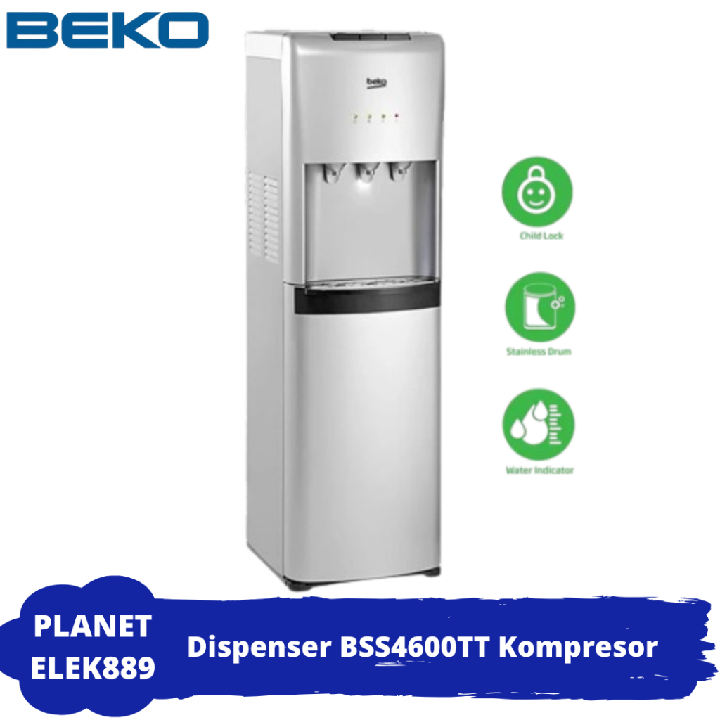 Jual Beko BSS4600TT-A Standing Water Dispenser Galon Bawah with ...