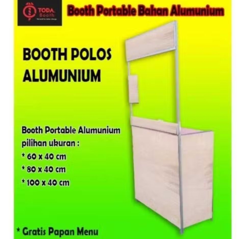 Jual Booth Portable Lipat ALUMINIUM /Booth POLOS / Booth Portable Lipat ...